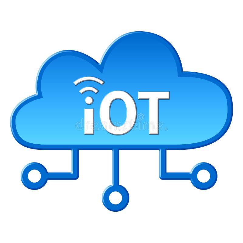 Internet of Things Illustration Isolated on White Background. 3D Style ...