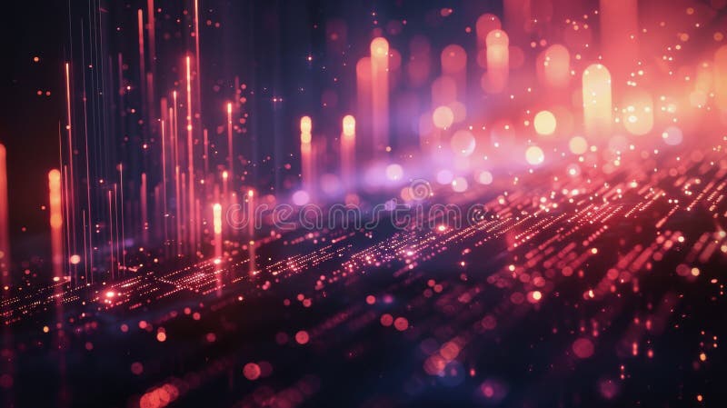 Abstract Interpretation of a Bar Chart Stock Photo - Image of graph ...