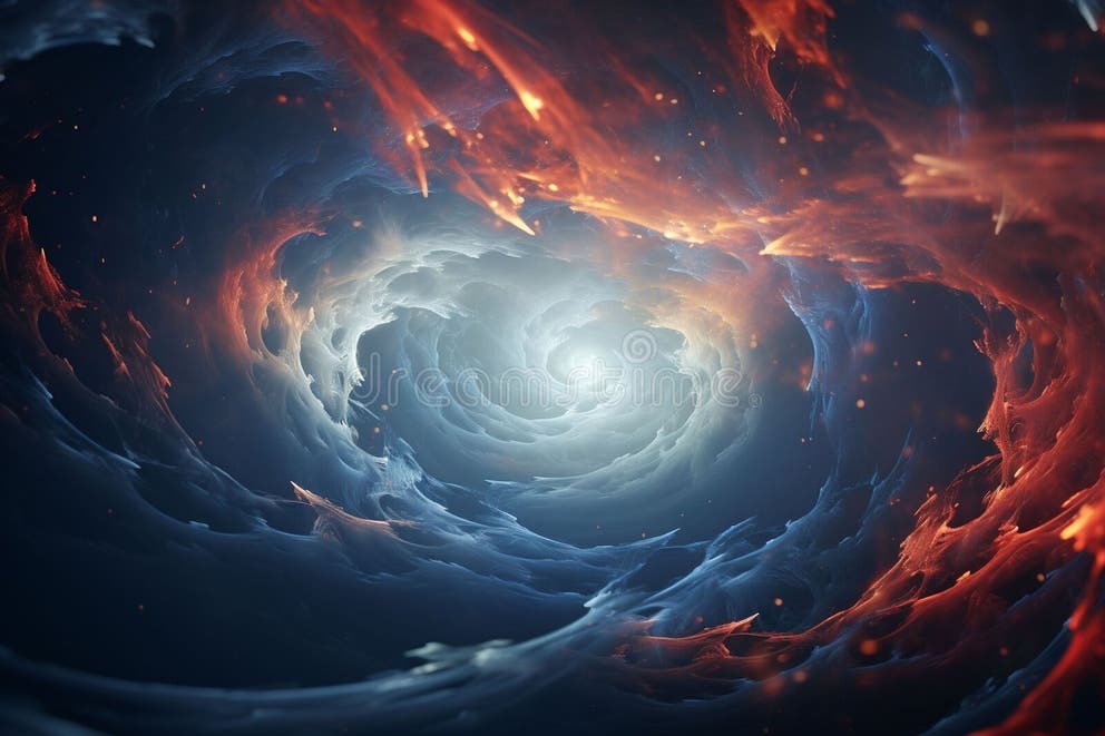 Abstract Interpretation of Temporal Currents Stock Illustration ...