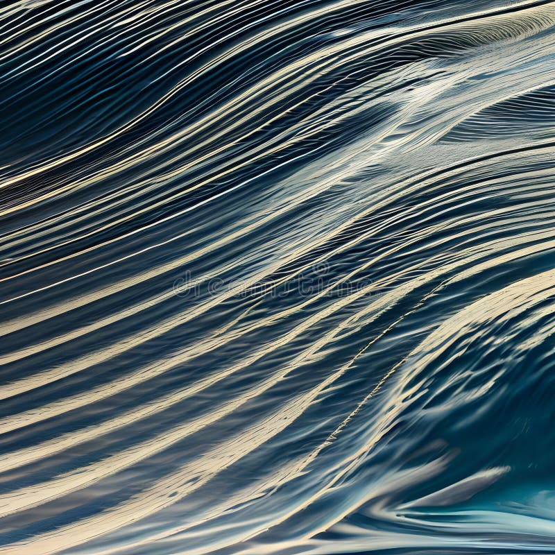 An Abstract Interpretation of a Wave, with Textured and Patterned ...