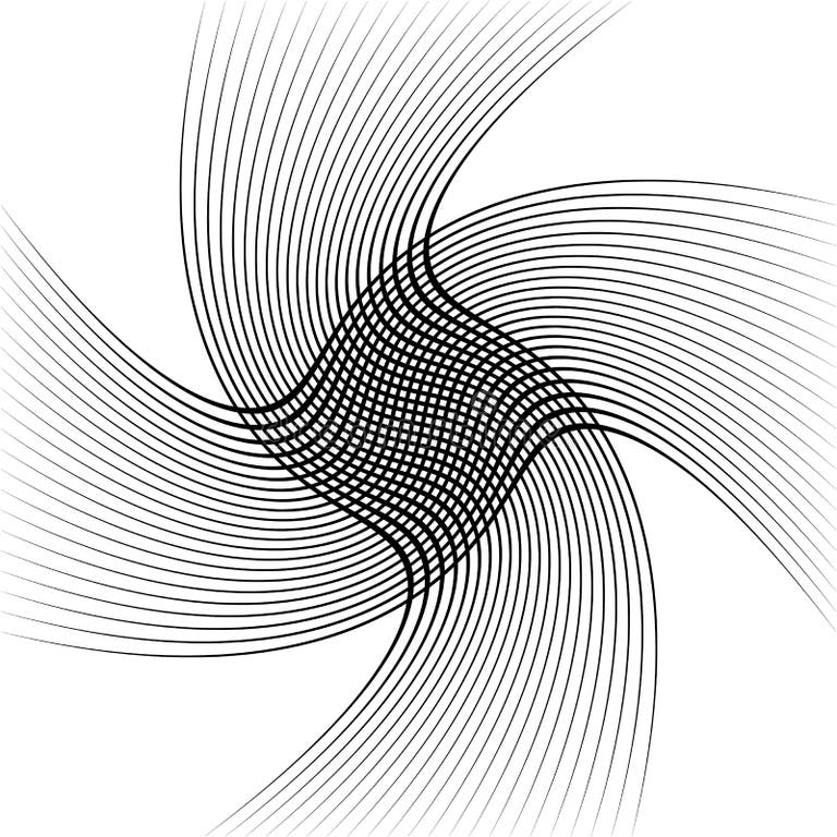 Abstract Intersecting Lines, Grid Mesh Pattern Stock Illustration ...