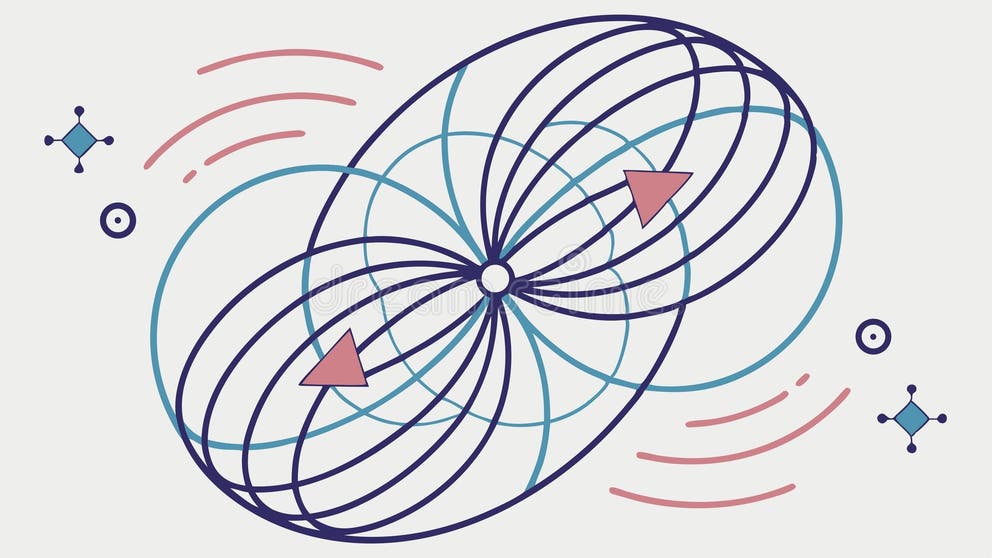 Abstract Intersecting Lines and Shapes Vector, Vector Design Generative AI Stock Illustration ...