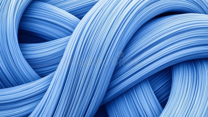 Abstract Intertwined Blue Lines Background Stock Illustration ...