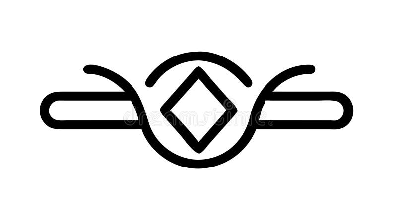 Abstract Intertwined Knot Icon Connection And Unity Symbol Design Vector Design Generative Ai