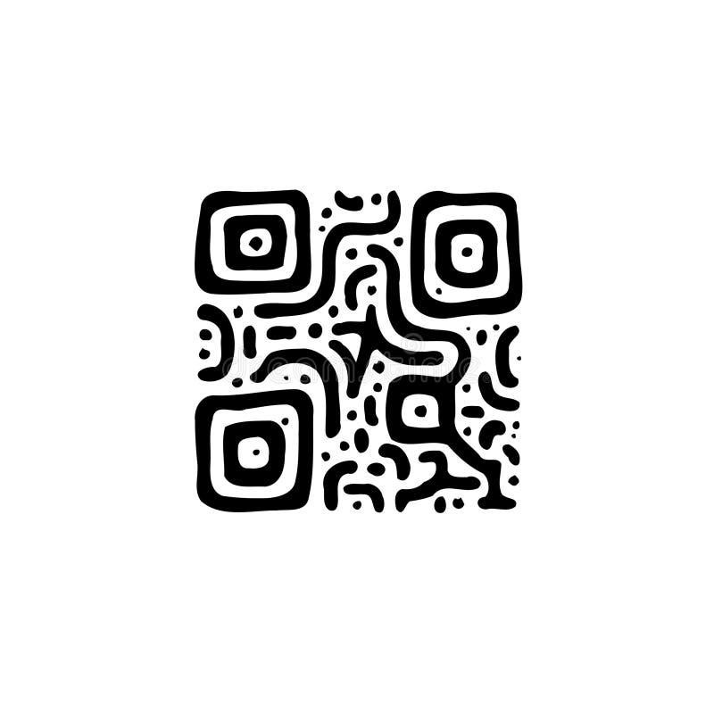 Abstract Intricate Maze-like Monochrome Graphic Design Representing ...