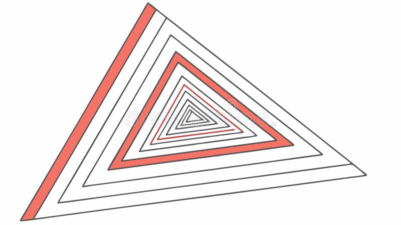 Abstract Inverted Triangle Pattern, Minimalist Geometric Art, Vector ...