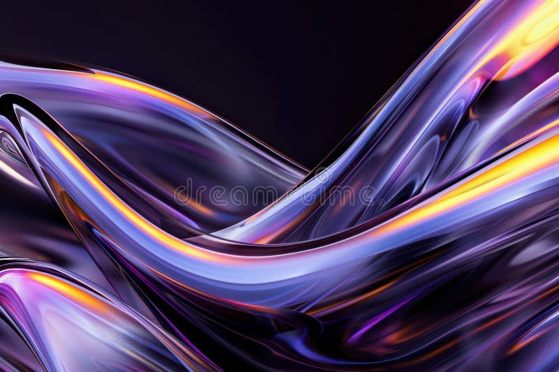 Abstract Iridescent Fabric stock illustration. Illustration of design ...