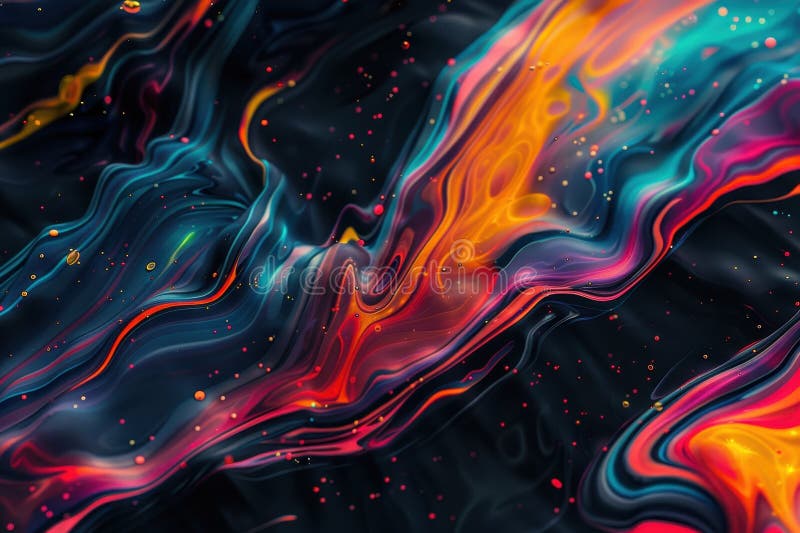 Abstract Iridescent Fabric stock illustration. Illustration of pattern ...