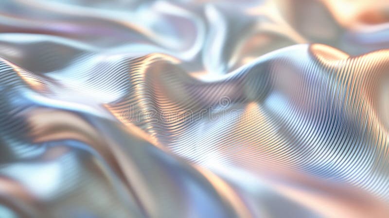 Abstract Iridescent Fabric Texture Background Stock Illustration ...