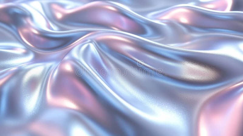 Abstract Iridescent Fabric Texture with Pastel Colors Stock ...