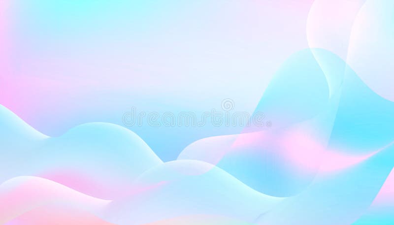 Abstract Iridescent Holography Fluid Pattern Background Vector ...