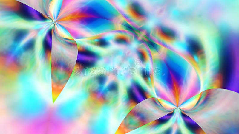 Abstract Iridescent Rainbow Background Stock Illustration ...