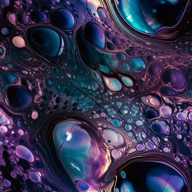Abstract Iridescent Texture. Minimal Liquid Aesthetic Concept Stock ...