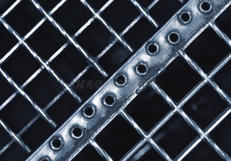 Abstract Iron Stair Matting Stock Photo - Image of metal, structure ...