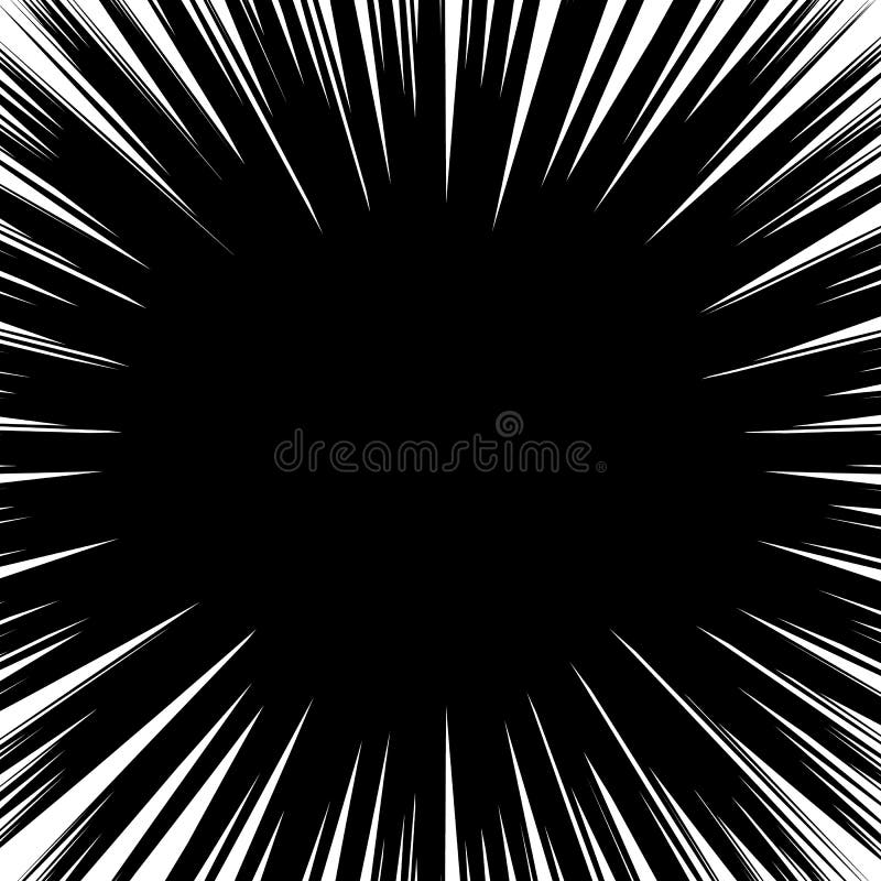 Abstract Irregular Explosion, Blast Effect. Radial - Radiating L Stock ...