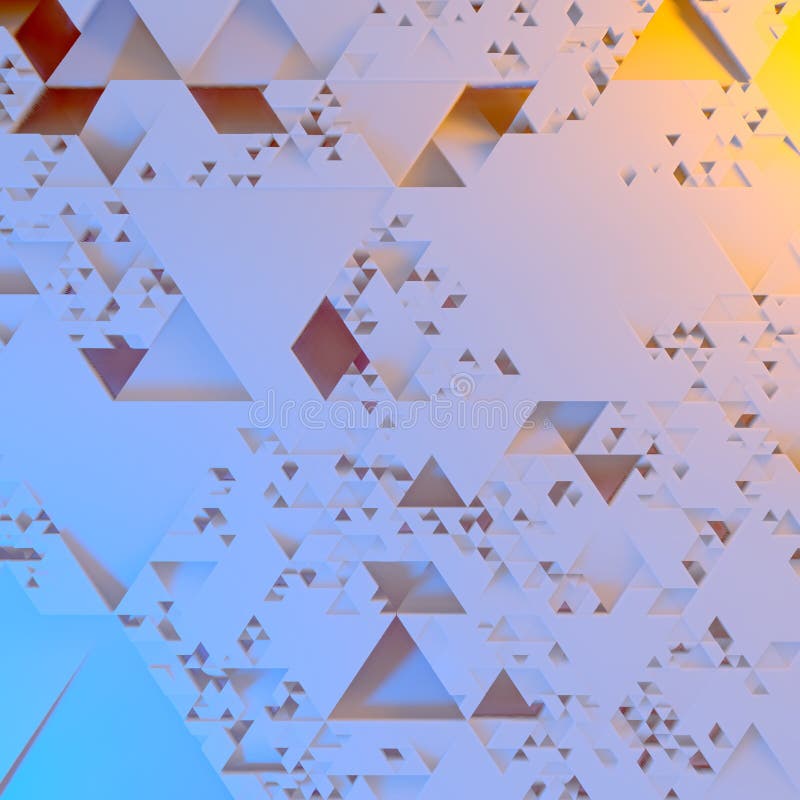 Abstract Irregular Futuristic Architectural Pattern, Triangles 3d ...