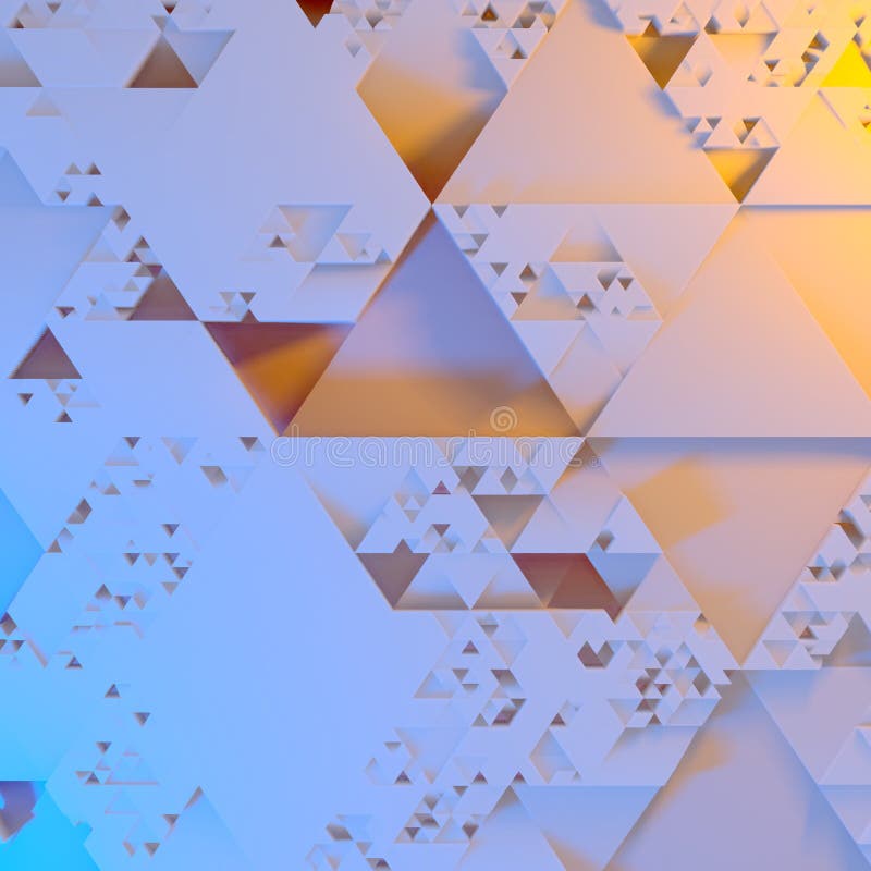 Abstract Irregular Futuristic Architectural Pattern, Triangles 3d ...