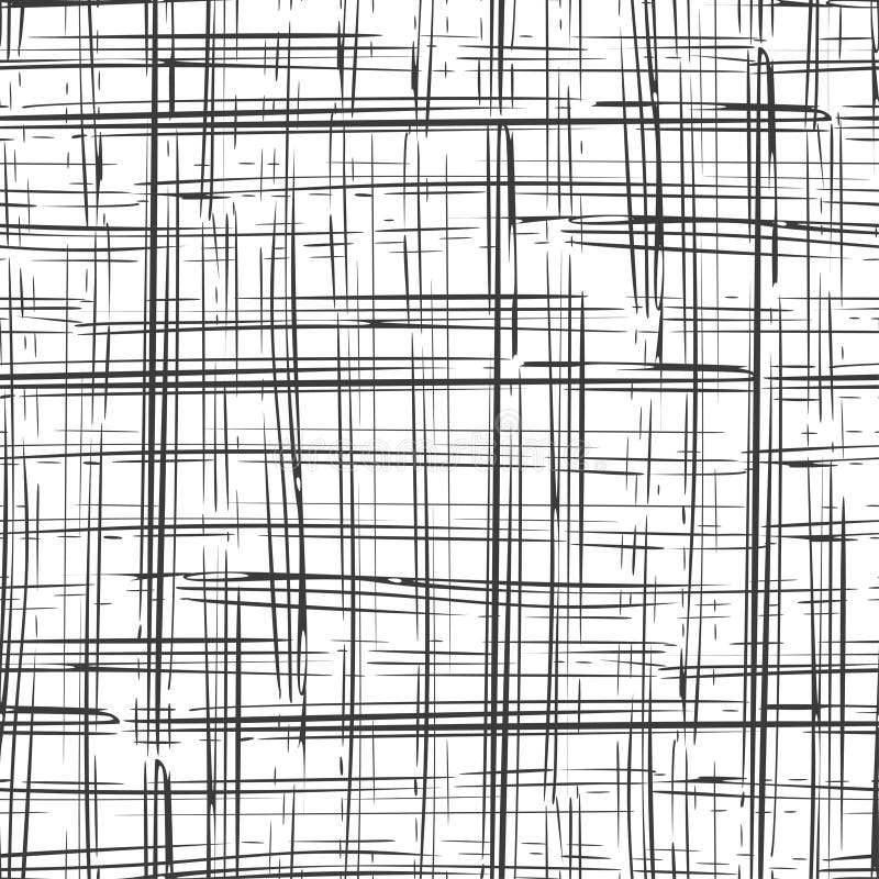 Abstract Irregular Ink Strokes Striped Background. Seamless Pattern ...