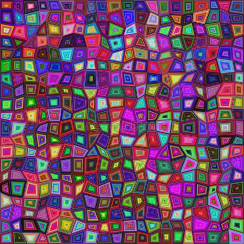 Abstract Irregular Rectangle Mosaic Background Stock Vector ...