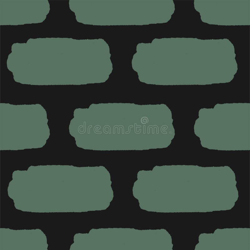 Abstract Irregular Striped Block Motif. Vector Illustration. Dark ...