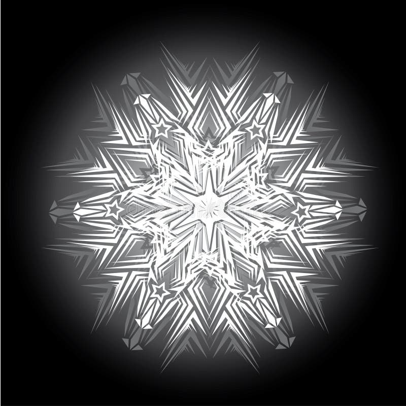 Abstract Isolated Vector Snowflake Stock Vector - Illustration of noel ...