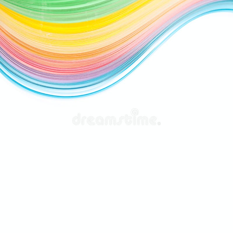Abstract Isolated Waves Border Background Stock Photo - Image of ...