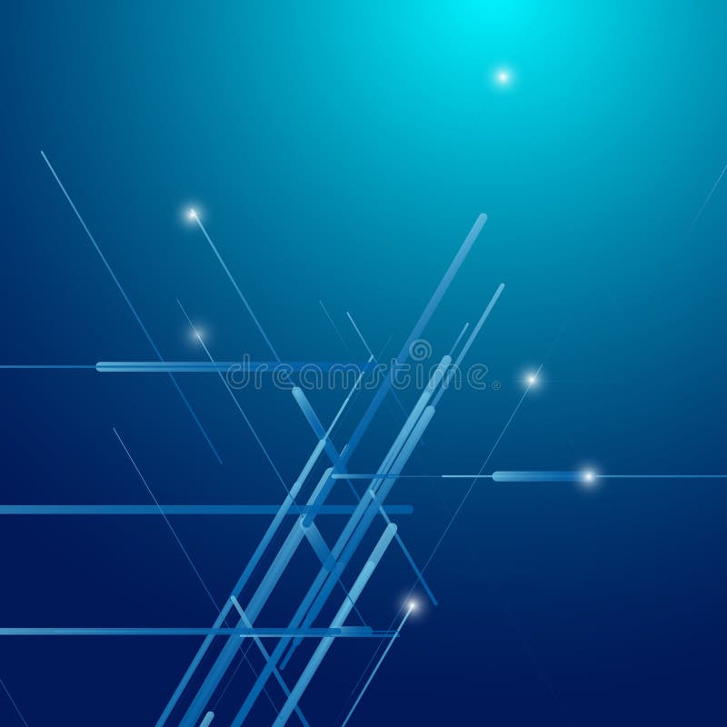 Abstract Isometric Computer Generated 3D Blueprint Stock Vector ...