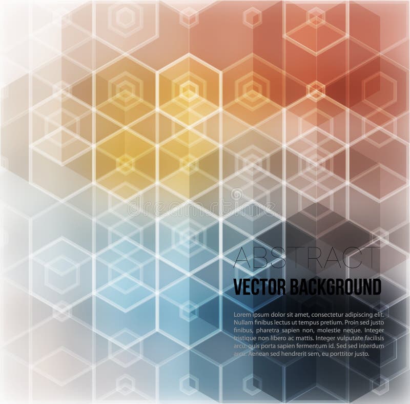 Abstract Isometric Shape Background for Business Web Design Print ...