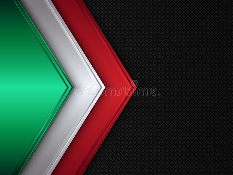 Abstract Italy Flag. Metal Texture Background Stock Illustration ...