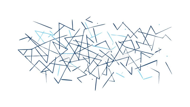 Abstract Jagged Lines Broken Glass Vector Graphic, Vector Design ...
