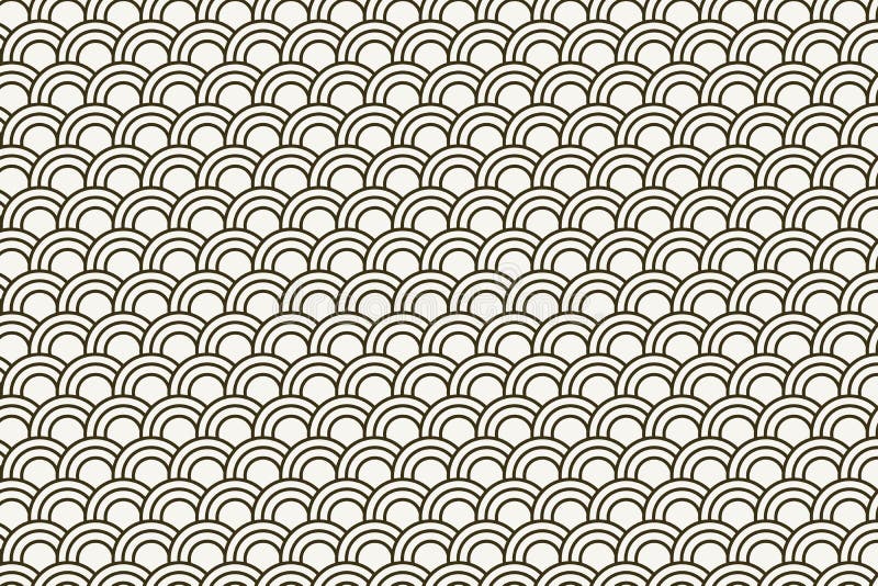 Abstract Japan Gray Oriental Circle Pattern with Abstract Ornament ...