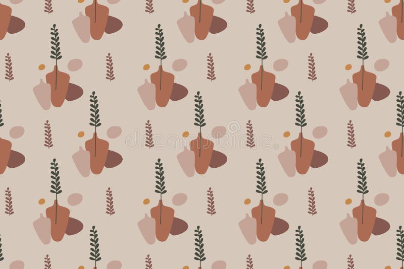 Boho Seamless Pattern Background Vector Stock Illustration ...