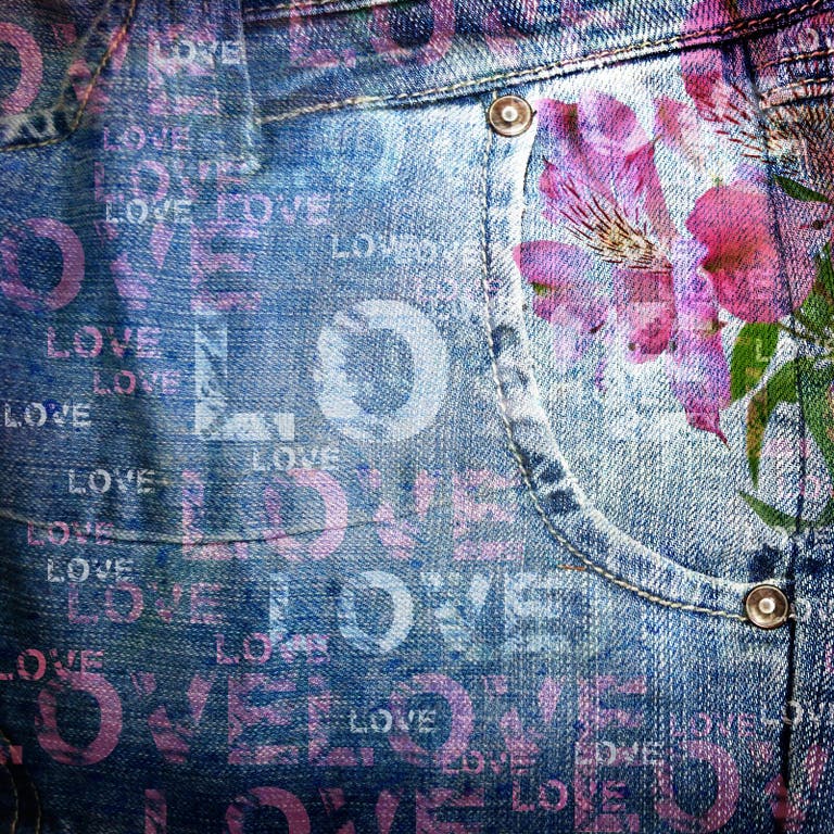 Abstract jeans background stock illustration. Illustration of design ...