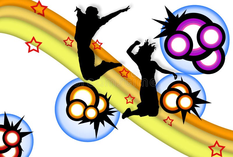 Abstract Joy stock illustration. Illustration of shadow - 6971583