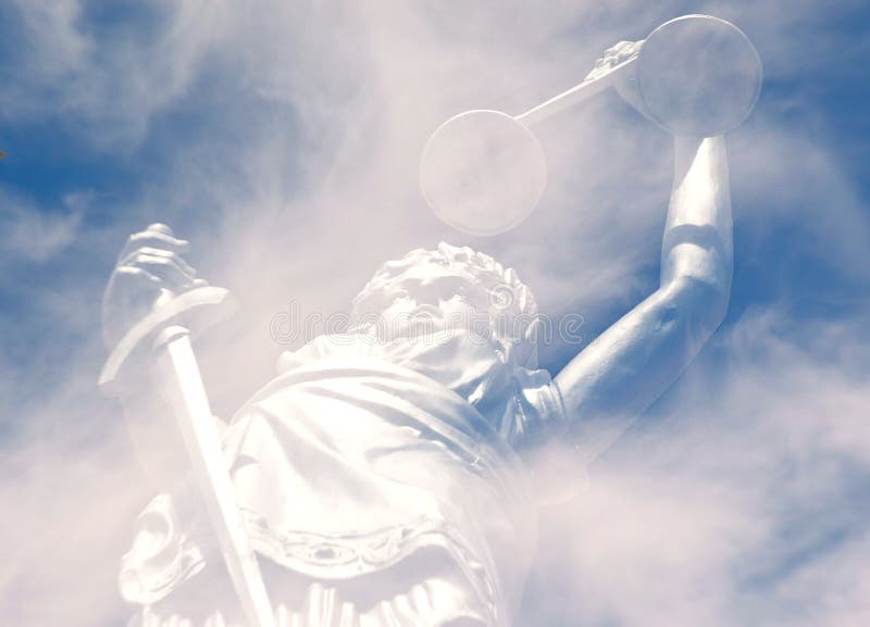 Abstract scales of justice stock illustration. Illustration of abstract ...