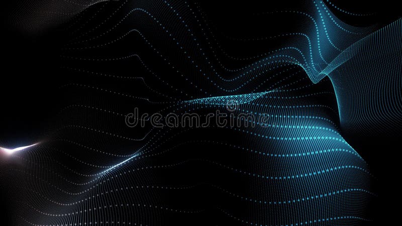 4k Animated Particle Technology Background Stock Video - Video of ...
