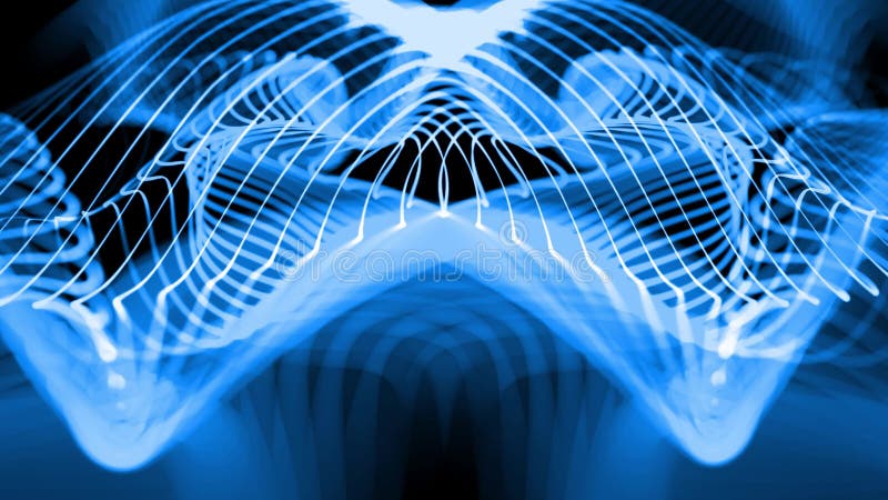 Abstract 4k Animated Waved Lines Background Stock Video - Video of ...