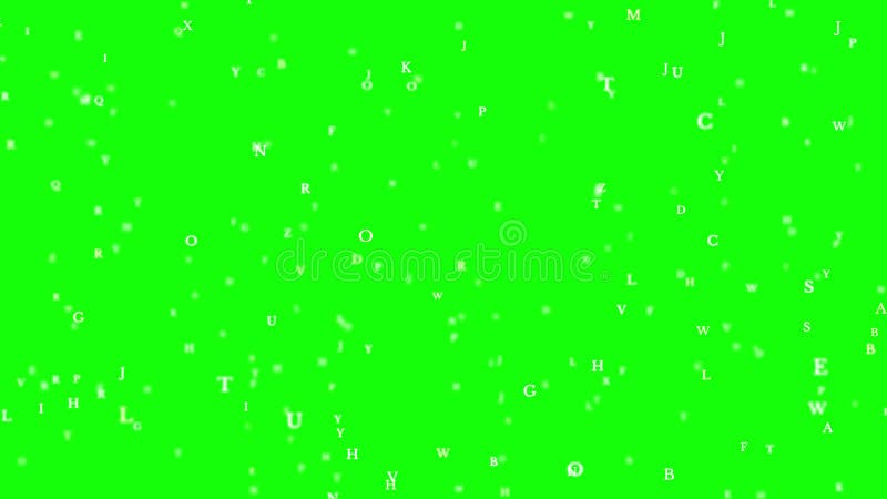 Abstract 4K Loop Creative Digital Mathematical Formulas Loop Green Screen Loop Animation ...
