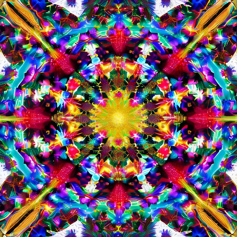 1023 Abstract Kaleidoscope: a Mesmerizing and Abstract Background ...