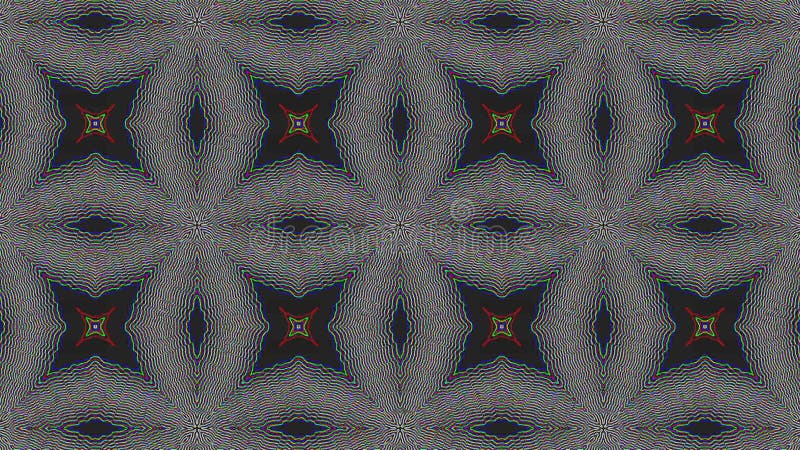 Abstract Kaleidoscope Motion Background. Sequence Multicolored Graphics Ornaments Patterns ...