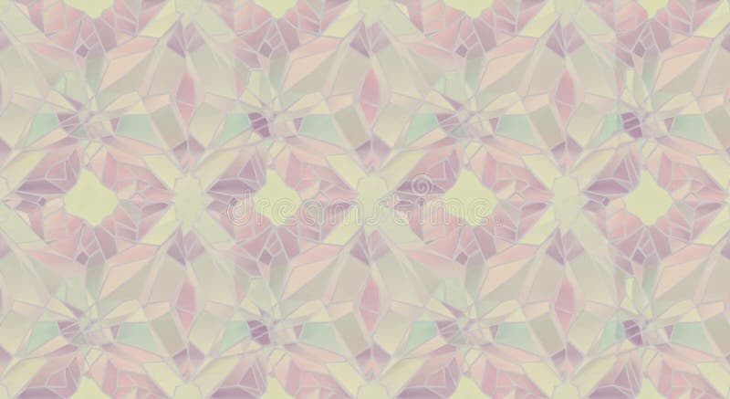 Abstract Kaleidoscopic Pattern with Muted Pastel Colors, Ideal for ...