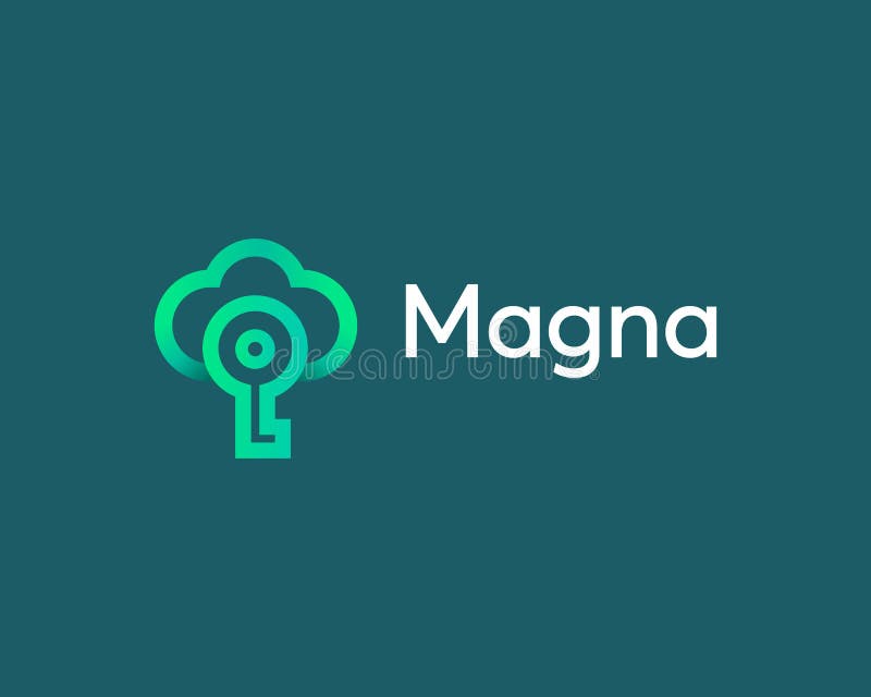 Creative Lock Logo Vector Template Stock Vector - Illustration of ...