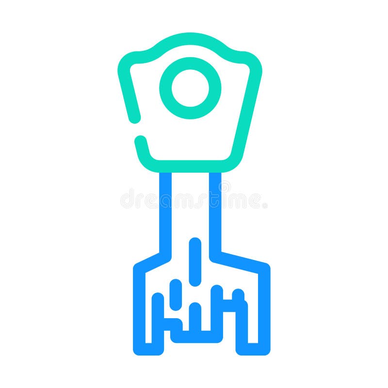 Abstract Key Color Icon Vector Illustration Stock Illustration ...