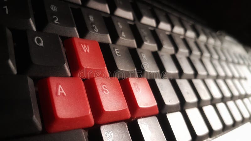 Abstract Keyboard Red and Black Stock Image - Image of keyboard ...