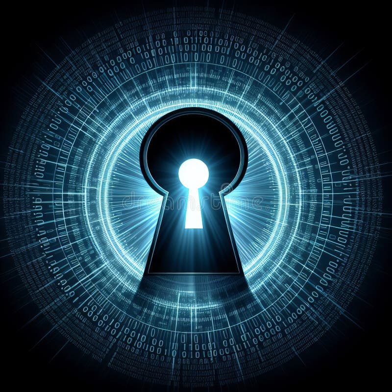 Abstract Keyhole with Digital Background Stock Image - Image of concept ... Abstract Keyhole with Digital Background Stock Image - Image of concept ...