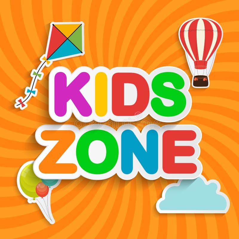 Abstract Kids Zone Background. Vector Illustration Stock Illustration ...
