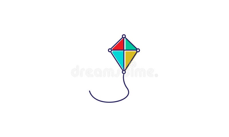 Abstract Kite Colorful Logo Symbol Vector Icon Illustration Graphic ...