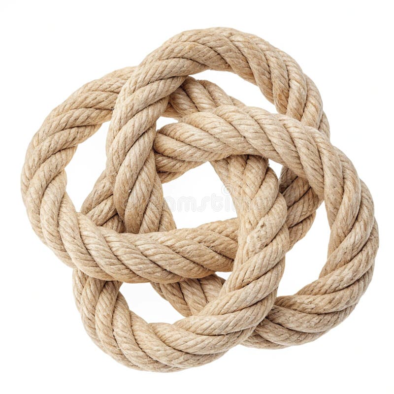 Abstract Knot Isolated on White Background Stock Illustration ...
