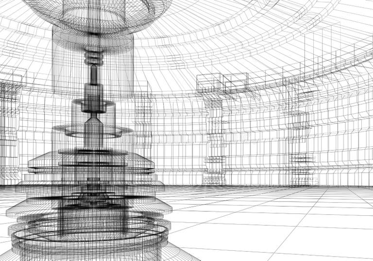 Abstract lab stock illustration. Illustration of atomic - 22114297