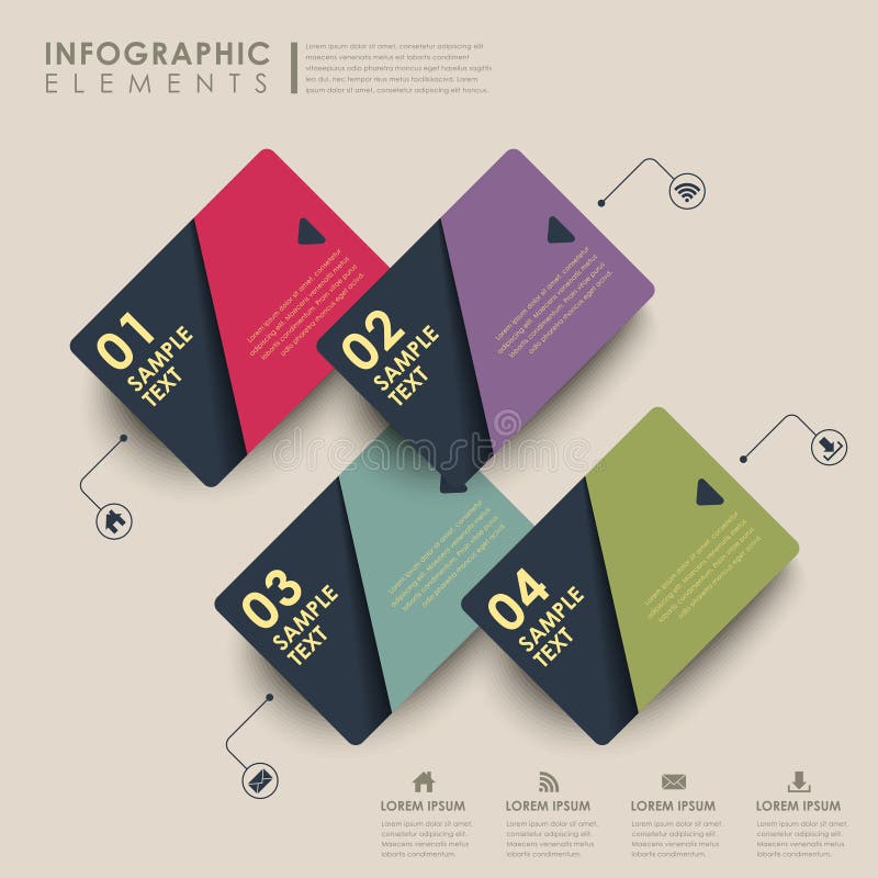 Abstract Label Business Timeline Infographics Elements, Presentation ...